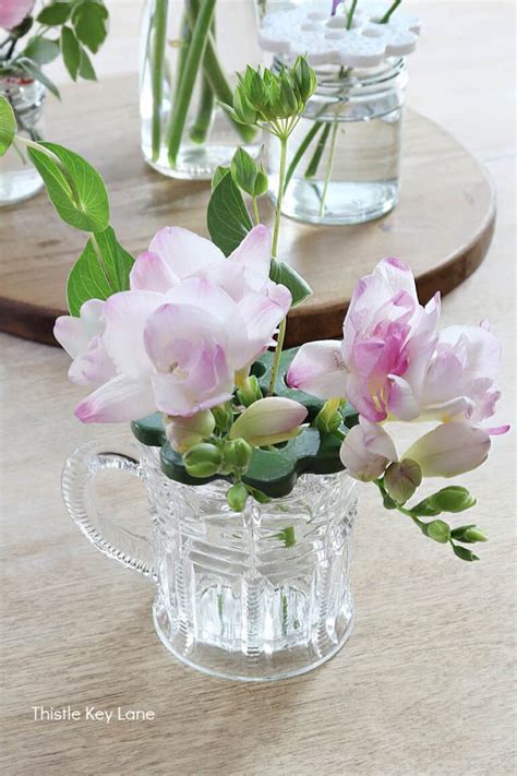 Diy Air Dry Clay Flower Frogs Thistle Key Lane