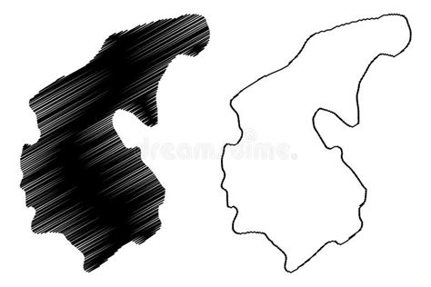 霍瓦基勒岛国厄立特里亚红海达拉克群岛地图矢量图描画手绘草图瓦基尔地图 向量例证 插画 包括有 国家（地区） 大陆 253570609