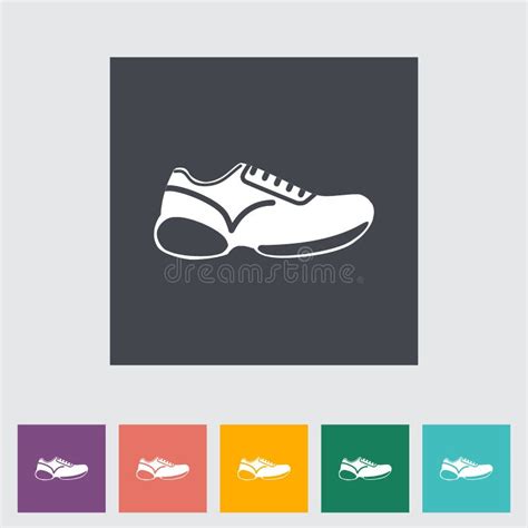 Shoes Flat Icon Stock Vector Illustration Of Isolated 92418991