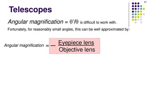 Telescopes Basic Optics Chapter Ppt Download