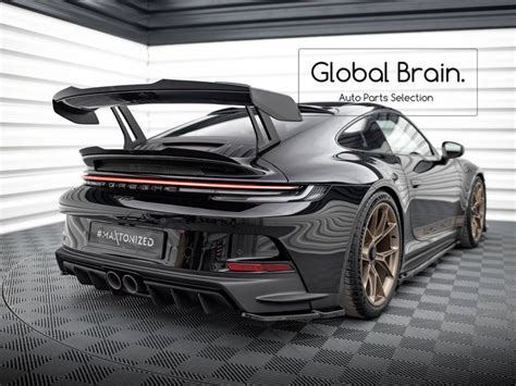 ポルシェ 911 992 Gt3 アッパー リア トランク スポイラー Maxton Global Brain