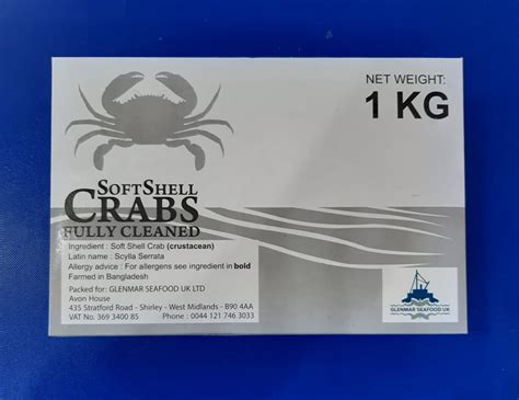 Soft Shell Crabs 1kg Pack Mermaid Seafoods