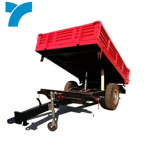Farm Hydraulic Tipping Trailer Agricultural Mini Farm Tractor Trailer