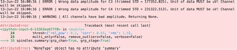 Data In UV Summary Error Issue 77 Raphaelvallat Yasa GitHub