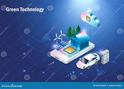 Green Technology Environmentally Friendly Solar Roof House Wind