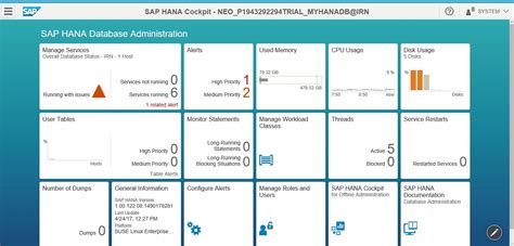 Creating An Hana Mdc Database And Access Web Based Hana Development
