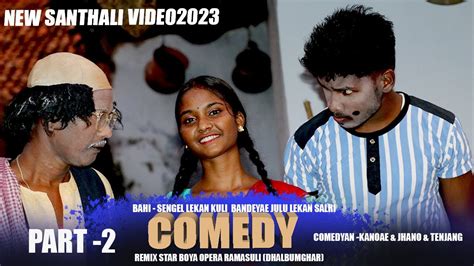 New Santhali Comedy Part2 Saragchila Stage Parogarm