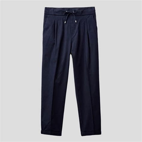 کالاسیون خرید شلوار کتان پاکتی بنتون