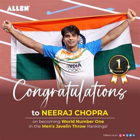 Brajesh Maheshwari On Linkedin Neerajchopra Athletics Cheerforallsports