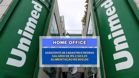 Sem Experiência Unimed Acaba De Anunciar Vaga Home Office Para