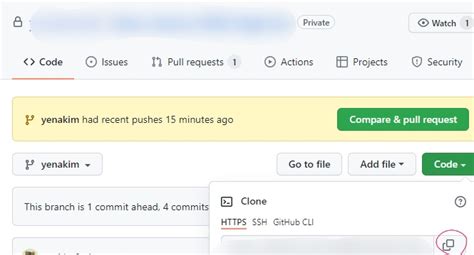 로컬에서 Github 저장소에 푸시하기 김예나