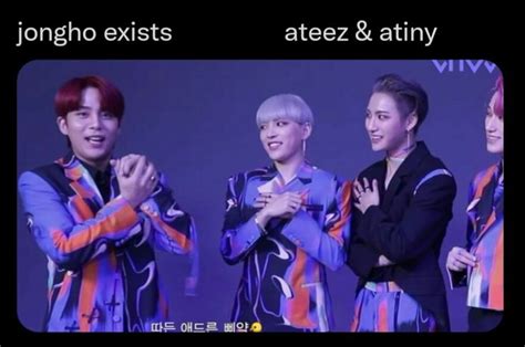 Pin By Kimberly Lemons On Ateez Funny Kpop Memes Kpop Funny Kpop