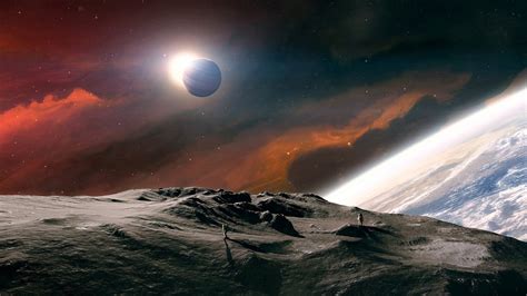 Sfondi Natura Paesaggio Pianeta Terra Astronauta Sole Stelle