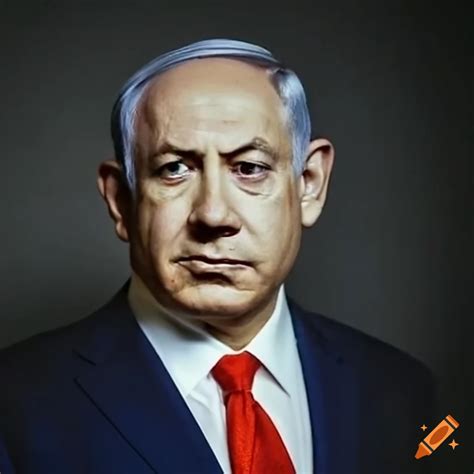 Portrait Of Benjamin Netanyahu On Craiyon