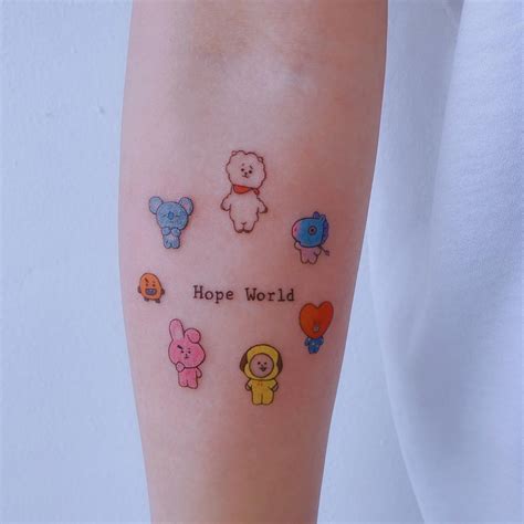 Tatuagens inspiradas no BTS 20 desenhos para elevar seu status de fã