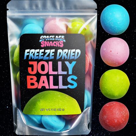 Freeze Dried Jolly Balls Candy Space Age Snacks