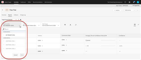 How Do I View Multiple Metrics In A Report Adobe Target