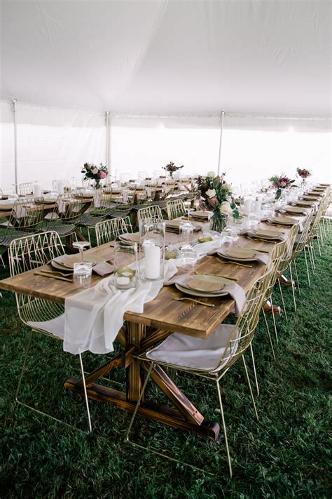 Dining Table Farmhouse Style Elderberry Event Hire
