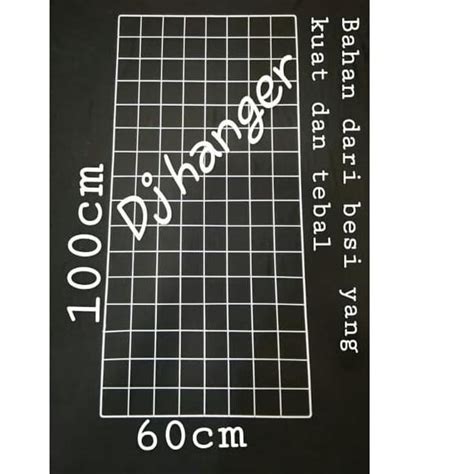 Jual Jaring Ram Besi Dinding Ukuran 60x100cm Gantungan Hook Ram