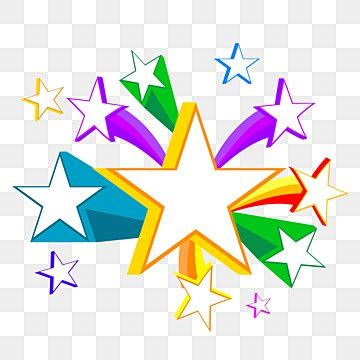 Star Color Vector Hd Images Colorful Star Background Pattern Pattern