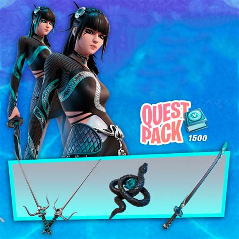 فورتنايت حزمة Sapphire Hagiri Quest Pack