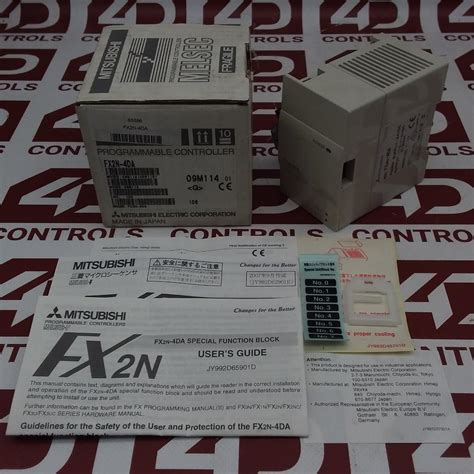 FX2N 4DA Mitsubishi Analog Output Module 12 Bit 4 Point
