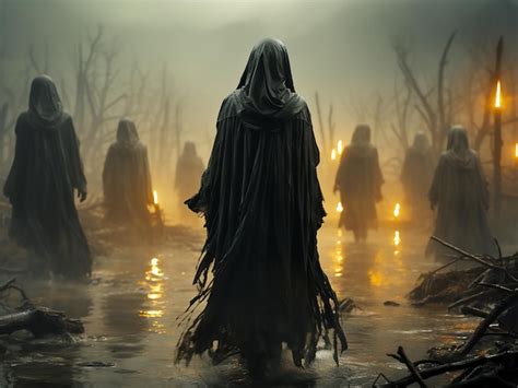 Premium Photo Eerie Artistry Inspired By The Wander Spirit Ai Generation