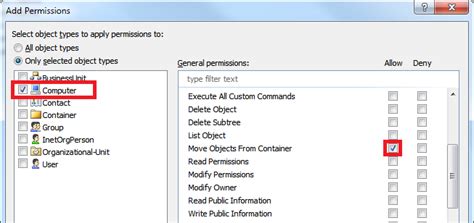 Permissions Required To Move Computers Adaxes Qanda