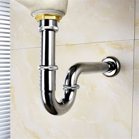 Tuyau Drain Raccord Tuyau De Drainage Pop Up En Acier Inoxydable Argent Bassin De Lavage