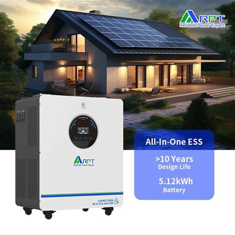 Rpt Battery 6kw Solar Inverter 512v 100ah Lifepo4 Lithium Battery For