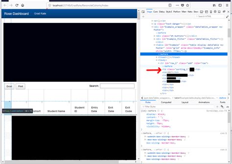 Why Does Tbody Have One Extra Blank Column On The Left — Datatables