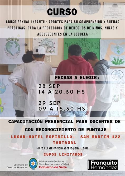 Capacitación en Tartagal con puntaje docente para la protección de infancias y adolescentes