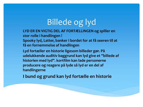 Ppt Billede Og Lyd Powerpoint Presentation Free Download Id 4235031
