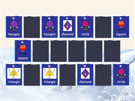 2d Shapes Matching Pairs