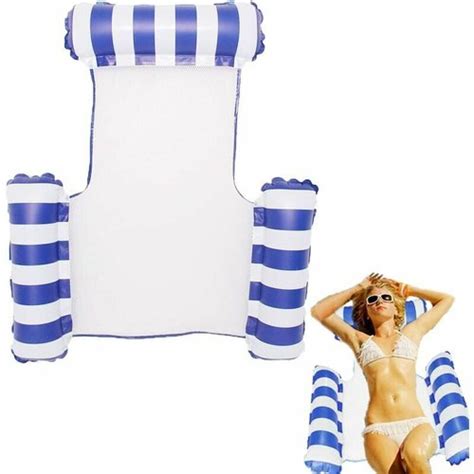Tumalagia Lit Hamac Gonflable Flottant à Eau Pour Piscine Flotteur
