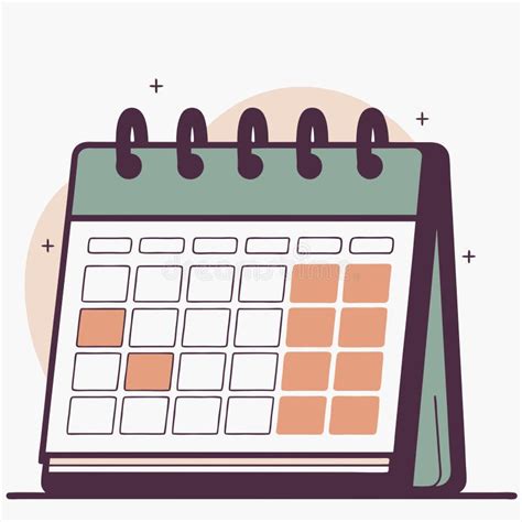 Calendar 3d Icon Stock Illustration Illustration Of Planner 368588121
