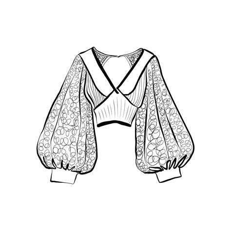 Colección De Bocetos De Moda Ilustración De Vector De Moda Dibujada A