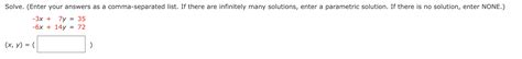 Solved Solve Enter Your Answers As A Comma Separated List Chegg