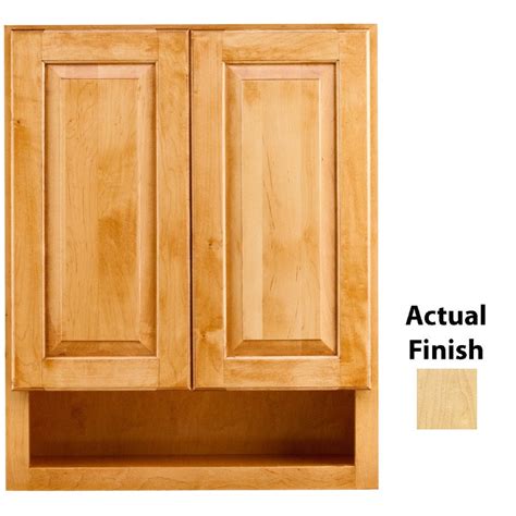 Kraftmaid 24 In W X 30 In H X 7 In D Natural Maple Maple Bathroom Wall