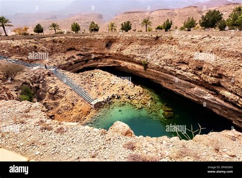 Bimmah Sinkhole In Hawiyyat Najm Park Dibab Oman Stock Photo Alamy