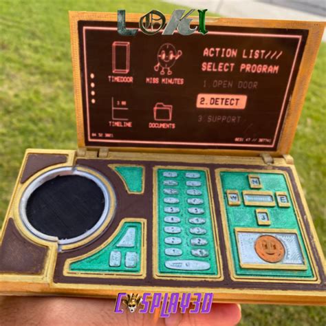 Loki Series Inspired Tva Tempad Prop 3d Printed Cosplay Accessory