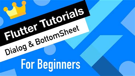Flutter Tutorial For Beginners 23 Dialog And Bottomsheet Youtube