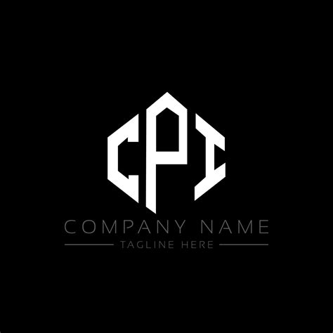 Cpi Letter Logo Design With Polygon Shape Cpi Polygon And Cube Shape
