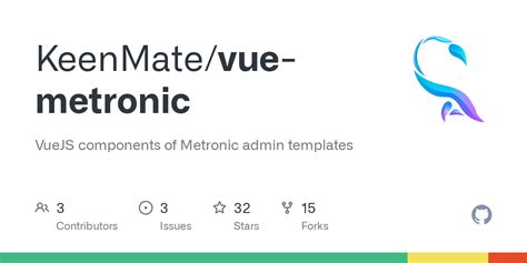 Github Keenmatevue Metronic Vuejs Components Of Metronic Admin