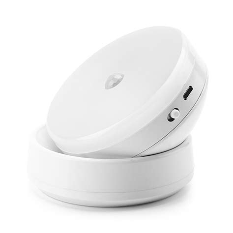 Usb Rechargeable Pir Motion Sensor Led Night Light Shopee Singapore