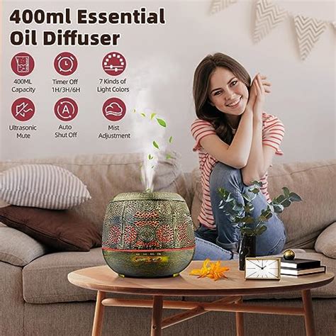 Aroma Oil Diffuser For Large Room Essential Oil Humidifier For Home