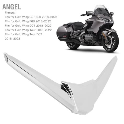 Angel ด้านหลัง Mudguard ตกแต่ง Mud Flap Tip Trailing Edge Trim สำหรับ Gold Wing Gl 1800 F6b Dct