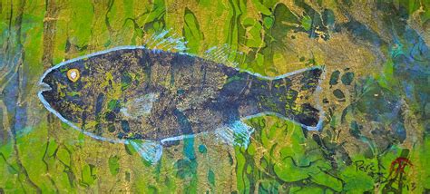 White Perch Morone Americana Mixed Media By Jeffrey Canha Fine Art America