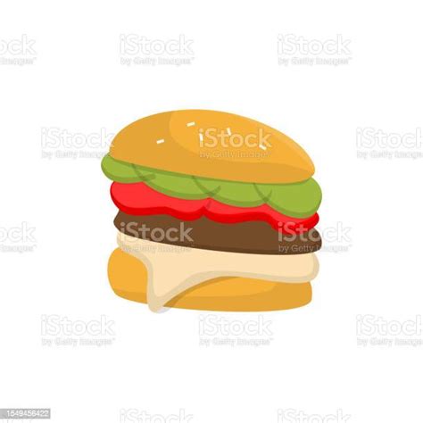 햄버거 로고 패스트 푸드 디자인 빵과 고기 벡터 일러스트레이션 기호 템플릿 가공육에 대한 스톡 벡터 아트 및 기타 이미지 가공육 감자 요리 건강에 좋지 않은 음식