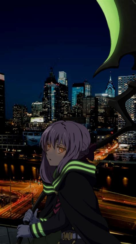 Shinoa Hiiragi Owari No Seraph Wallpaper Gambar Karakter Gadis
